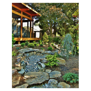 Viewing Garden for Zen Pavillion - Asian - Landscape - DC Metro - by ...