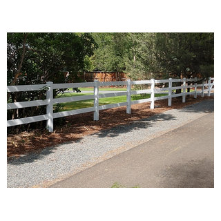 Vinyl Rail Fencing / Gates - Jardin - Denver - par All Access Fence ...