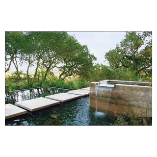 Walk across water feature - Contemporary - Landscape - San Francisco ...