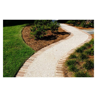 Walkway of tabby and brick - Traditional - Landscape - Charleston - by ...