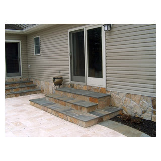 Walls and Steps - Traditional - Landscape - New York - by New ...