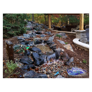 Water Feature - Pondless Disappearing Waterfalls - Contemporary ...