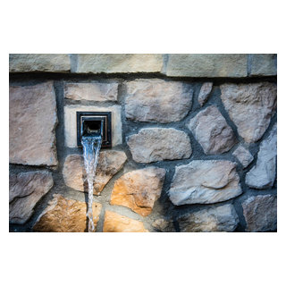 Water Wall Scupper - Mediterranean - Landscape - Denver - by C&H ...
