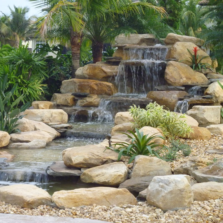 Pool Waterfall - Photos & Ideas | Houzz