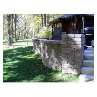 Weston Stone Retaining Wall - Traditional - Landscape - Other - by ...