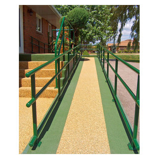 Wheelchair Ramp & Walkway by Rubaroc Rubber Safety Surfacing ...