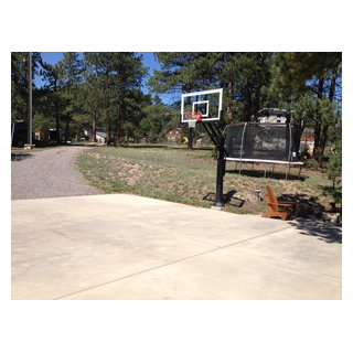 William P's Pro Dunk Gold Basketball System on a 35x35 in Evergreen, CO ...