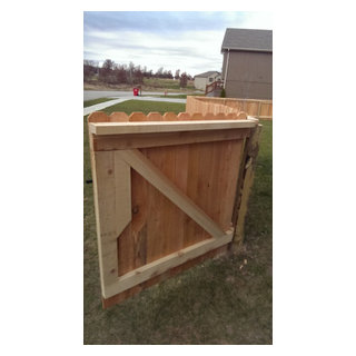 wood fence - Traditional - Landscape - Kansas City - by Premier Fence ...