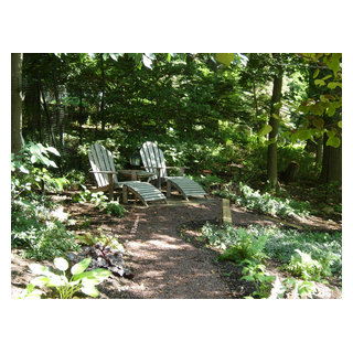 Woodland Walk Seating Area - Traditional - Landscape - Philadelphia ...