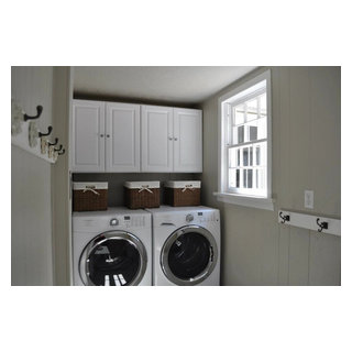 A 1940's Colonial complete renovation - Traditional - Laundry Room ...