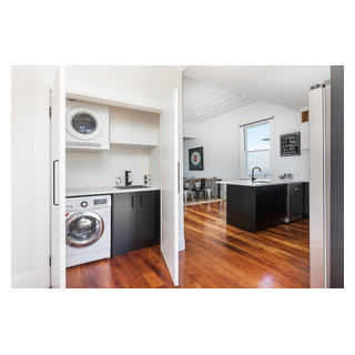 All Class in Black and White - Modern - Laundry Room - Auckland - by ...