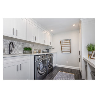 Birchcliff Laundry Room Reno and Decor - Transitional - Laundry Room ...