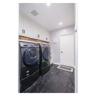 Black and White Laundry - Modern - Laundry Room - Los Angeles - by JL ...