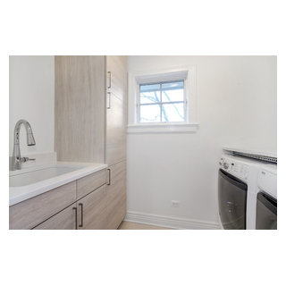Chestnut Upstairs laundry - Transitional - Laundry Room - Chicago - by ...