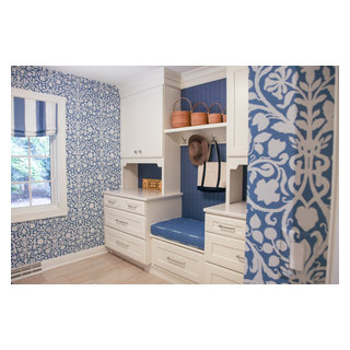Classic White and Blue - Traditional - Laundry Room - Milwaukee - by ...