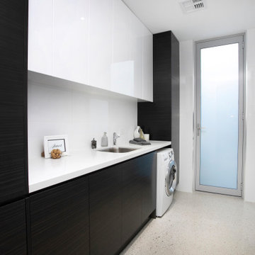 75 Beautiful Black Laundry Room Ideas & Designs - April 2022 | Houzz AU