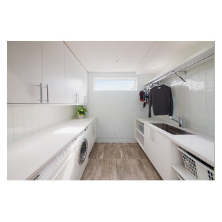 Custom Canal Condo - Contemporary - Laundry Room - Ottawa - by Design ...