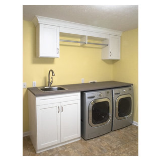 Dual Purpose Laundry Room - Transitional - Laundry Room - Indianapolis ...