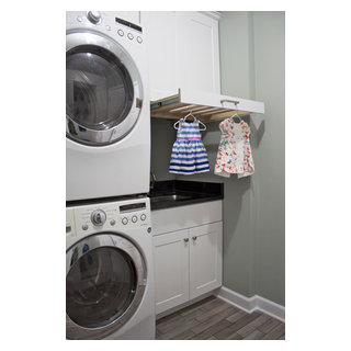 Functional Mudroom & Laundry Combo - Transitional - Laundry Room ...