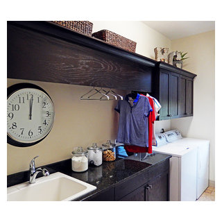 Interesting Interior Design Features of Model Homes - Modern - Laundry ...