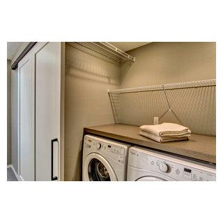 Kenmore Kitchen, Powder Bath & Laundry - Transitional - Laundry Room ...