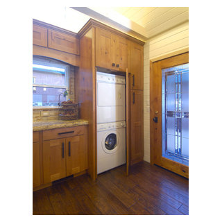 Lake Front Hidaway - Rustic - Laundry Room - Los Angeles - by Correy ...