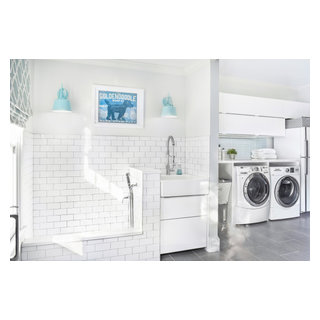 Laundry & Dog Spa - Transitional - Laundry Room - Atlanta - by Merits ...