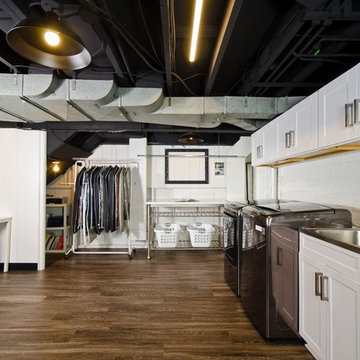 75 Industrial Laundry Room Ideas You'll Love - April, 2022 | Houzz