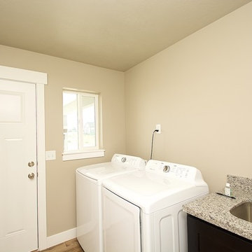 75 Beige Laundry Room with Black Cabinets Ideas You'll Love - May, 2022 ...
