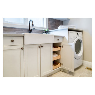 Laundry Room Renovation - Traditional - Laundry Room - Calgary - by ...