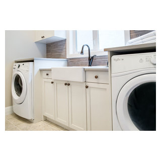 Laundry Room Renovation - Traditional - Laundry Room - Calgary - by ...