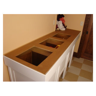 Laundry Room sorting table - Eclectic - Staircase - Minneapolis - by ...