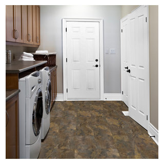Laundry Room Vinyl Flooring - Traditional - Utility Room - San ...