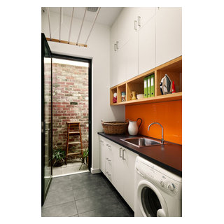 Laundry with courtyard access - Modern - Laundry Room - Melbourne - by ...
