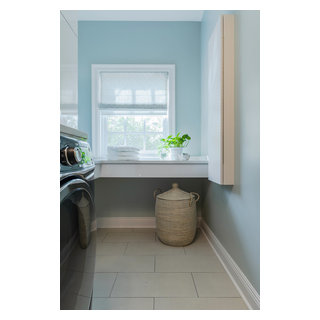 Light & Bright Laundry Room - Transitional - Laundry Room - New Orleans ...