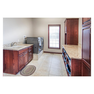 Modern European Custom Home - Transitional - Laundry Room - Omaha - by ...