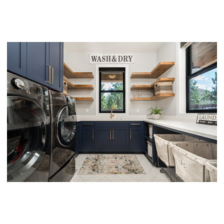 Modern Laundry Room - Farmhouse - Laundry Room - Seattle - by Monarch ...