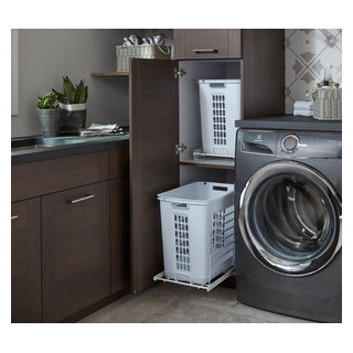 Modern Laundry Room with Martin door style - Modern - Laundry Room ...