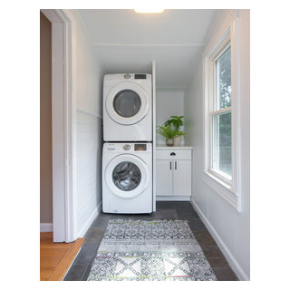 New City Colonial - Midcentury - Laundry Room - New York - by Alene ...