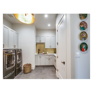 Roman Holiday - Modern - Laundry Room - Houston - by Pink Door Designs ...