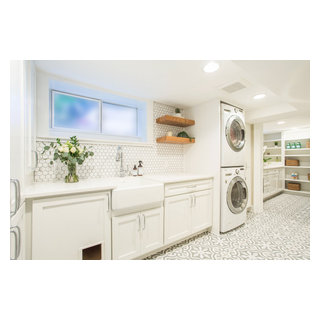 Seattle Farmhouse Laundry Room - Country - Service Yard - Seattle - by ...