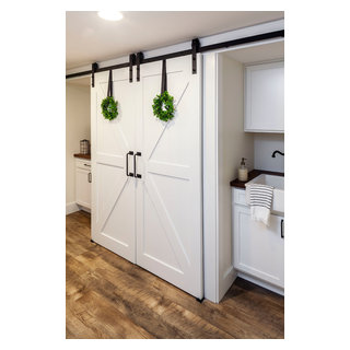 Split Foyer Converted to Colonial - Transitional - Laundry Room ...