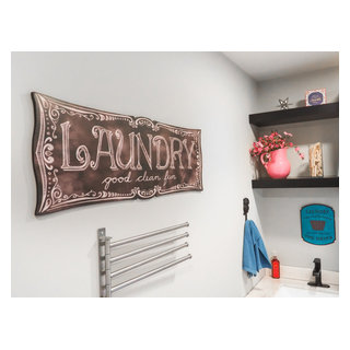 Squeaky Clean: Laundry & Mud Room Transformations - Farmhouse - Laundry ...