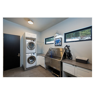 Tower Mountain Modern Home - Modern - Laundry Room - Seattle - by ...