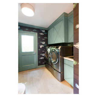 Underwater Laudry Room - Transitional - Laundry Room - San Francisco ...