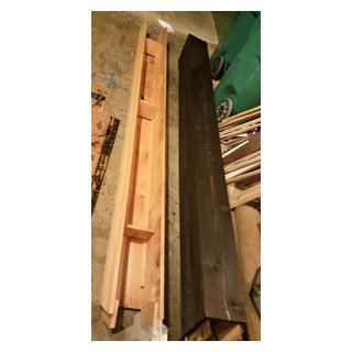10" Cedar Arched Ceiling Beams - Living Room - Houston - by Dancing ...