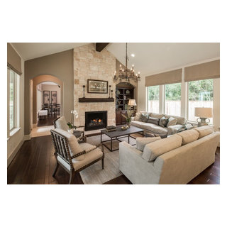 105 Larkhaven - Mediterranean - Living Room - Houston - by Partners in ...