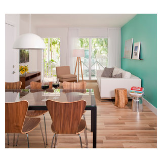 1818 Meridian House - Contemporary - Living Room - Miami - by ARCHI ...