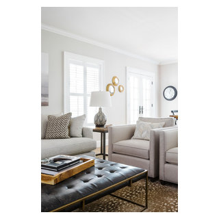 1915 Southern Colonial Full Remodel - Traditional - Living Room ...