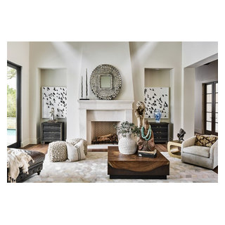 Dramatic Dominion - Mediterranean - Living Room - Austin - by Carla ...